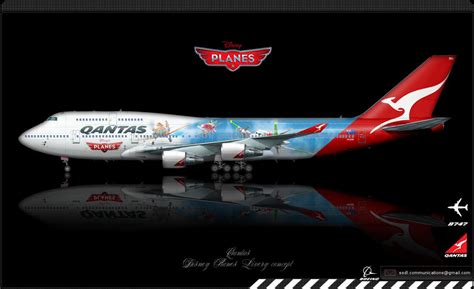 Qantas Disney Planes Livery By Superstardeluxe On Deviantart