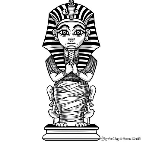 Pharaoh Coloring Pages Free And Printable