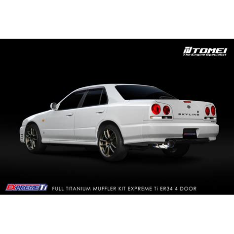 Full Titanium Muffler Expreme Ti Skyline Er34 4 Door