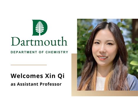 Xin Qi Joins The Department Of Chemistry Department Of Chemistry