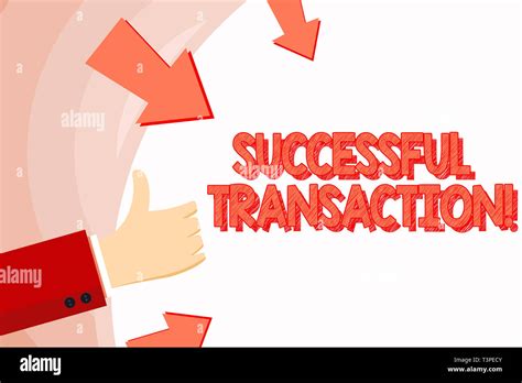 Handwriting Text Successful Transaction Conceptual Photo Effective