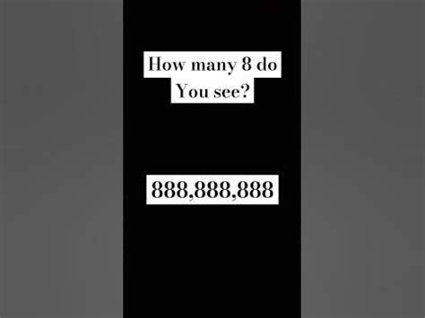 how many 8 do you see?#foryou #guees #how #many #numbers #newyear - YouTube