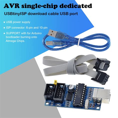 Usbtinyisp Arduino Downloader Ocrobot With 6 Pin Download