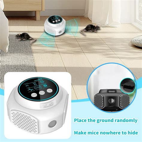 Earmouse Indoor 2025 Upgraded Rodent Repellent360° Ultrasonic With Pir