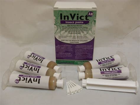 Invict Ab Insect Paste Bait Insecticide 5 X 125 Oz Syringe