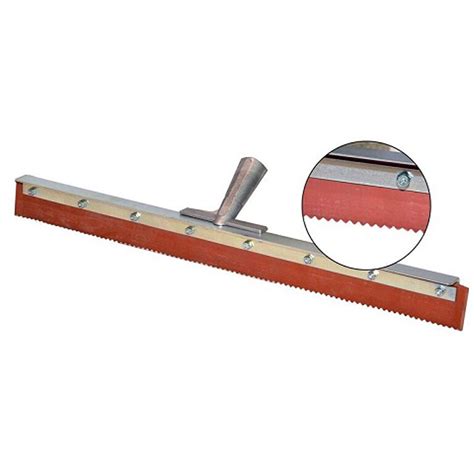 Notched Micro Topping Floor Squeegee