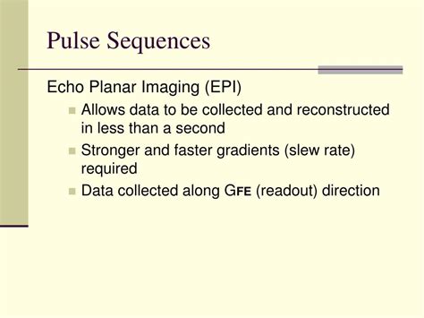 Ppt Pulse Sequences Powerpoint Presentation Free Download Id4366789
