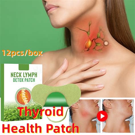 12pcs Herbal Thyroid Health Patch Treat Thyroid Nodule Neck Thick