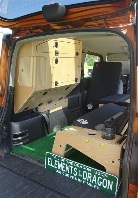 Fifth Element Camping Honda Element Cabinet Honda Element Custom Car