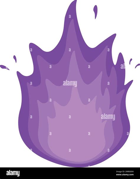 Vector Flame Fire Violet Stock Vector Image And Art Alamy