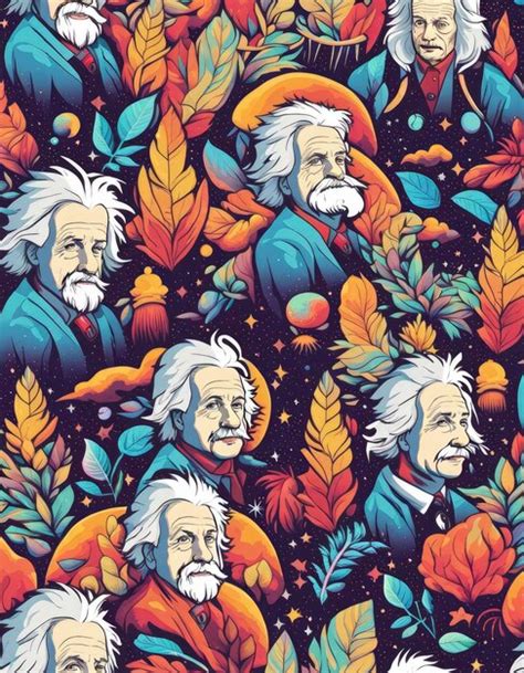Premium Ai Image Einstein Vector Illustration