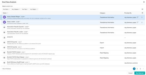 Apps And Workflows Dnanexus Documentation