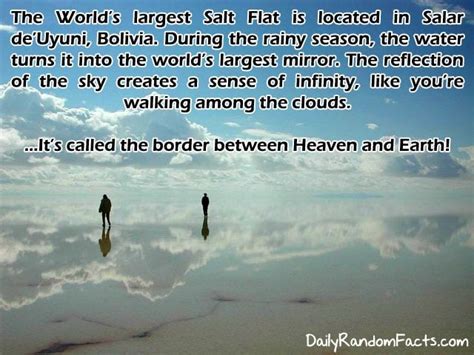 Bolivian Salt Flats The Border Between Heaven And Earth R Bolivia
