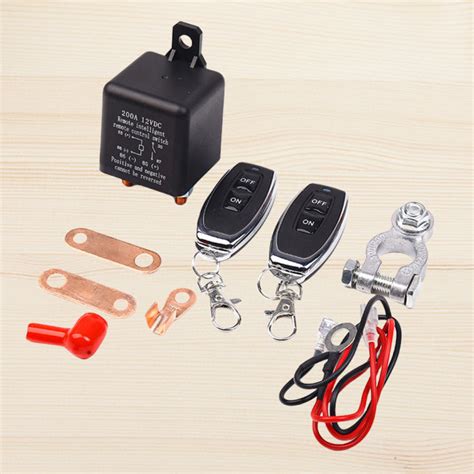 Wireless Remote Master Kill Cut Off 433mhz Cut Off Isolator Dc 12v Car