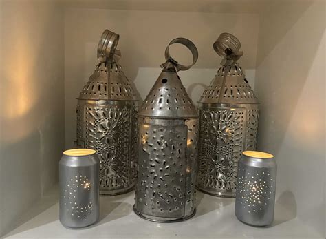 Colonial Crafts Make A Punched Tin Lantern In The Time Travelers