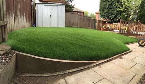 A Guide To Fitting Artificial Grass On A Slope Unreal Lawns