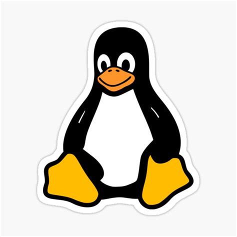Tux The Linux Mascot Sticker For Sale By FranticTees Redbubble