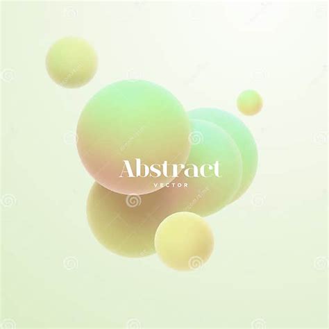 Gradient Background With Soft Metaball Shapes Stock Illustration