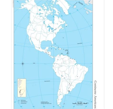 Mapa Político De América