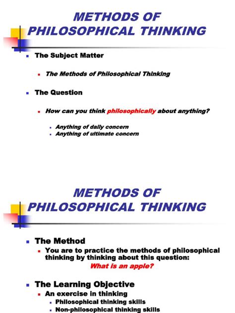 Methods Of Philosophical Thinking Pdf
