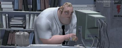 Mr Incredible Typing  Animated Dads On Computers Know Your Meme