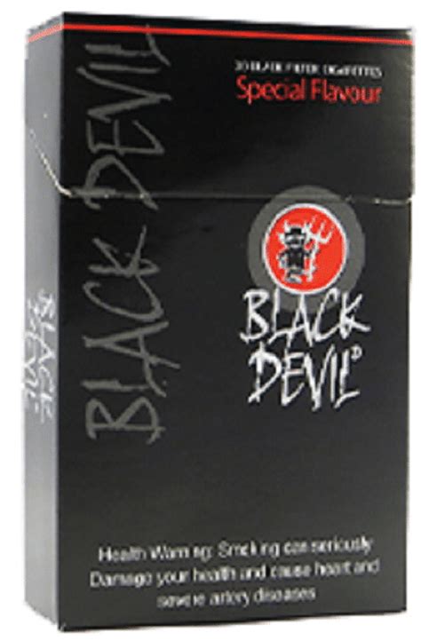 Black Devil Cigarettes Smoke