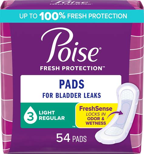 Poise Daily Liners Incontinence Panty Liners 2 Drop Very