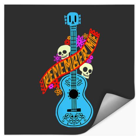 Disney Pixar Pixar Coco Remember Me Epic Guitar Small Pocket Logo