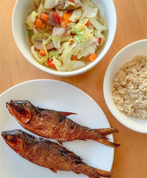 Daing Na Bangus Tinapa Cooked Cabbage Best Dishes Food