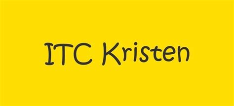 Kristen Itc Font Kristen Itc Font Dafont