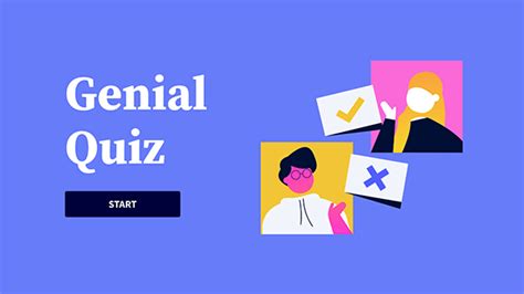 Interactive Quiz Templates Genially
