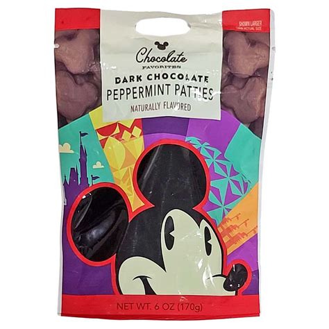 Disney Candy Mickey Dark Chocolate Peppermint Patties