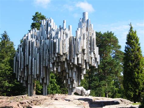 Jean Sibelius Monument In Helsinki Finland Editorial Photography