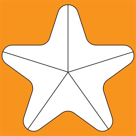 Big Star Template 10 Free Pdf Printables Printablee