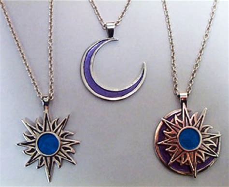 Twitches Necklace Twitches Necklace Pendants Twitches Sun And Moon