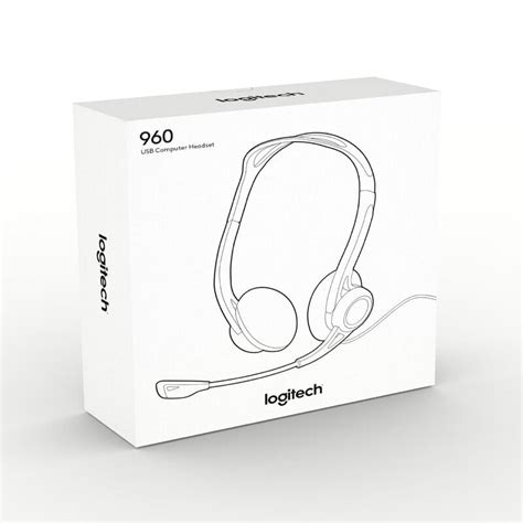 Logitech Headset Pc 960 Usb Pccomponentes Pt