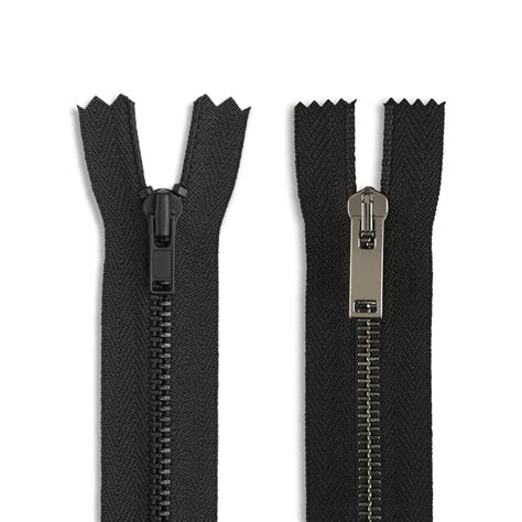 Assorted Gunmetal Black Oxide Zippers 24 Pack Wawak
