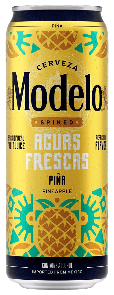 Modelo Spiked Pineapple Agua Fresca 24oz Can Mission Liquor