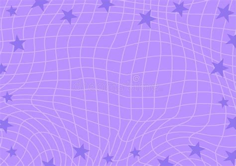 Cute Abstract Purple Psychedelic Grid Texture Background With Stars