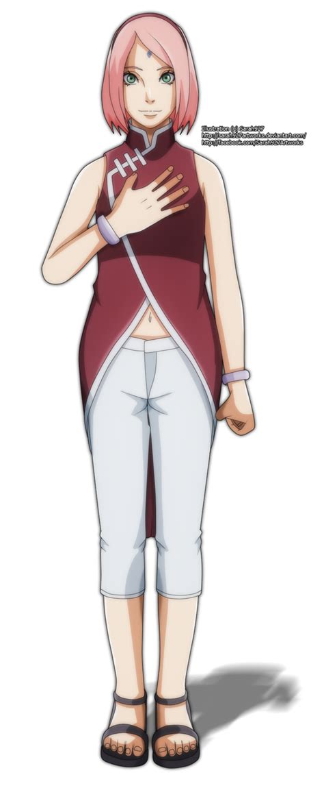 Sakura Uchiha Full Body By Sarah927artworks On Deviantart