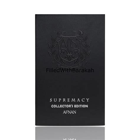 Supremacy Collectors Edition Eau De Parfum By Afnan