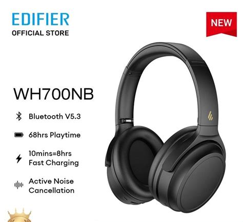 Edifier Wh700nb Wireless Noise Cancellation Audio Headphones