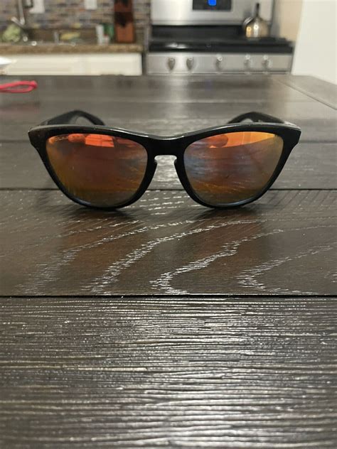 Oakley Holbrook Matte Black Ruby Iridium Polarized Gem