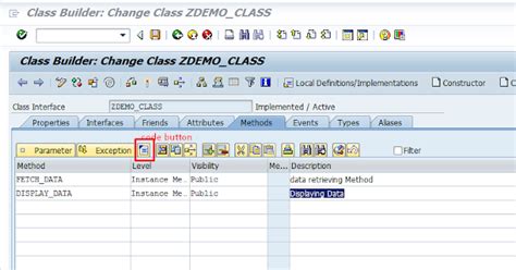 Step By Step Tutorial On Creating Class In SAP ABAP Class Builder SE