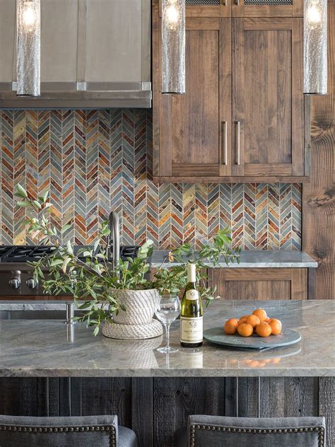 Brown Cabinet Kitchen Backsplash Ideas Stylish And Durable Designs