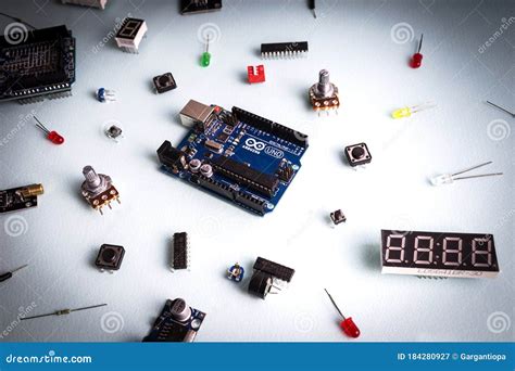 Smart Microcontroller Arduino Uno Modern Concept Editorial Photo CartoonDealer