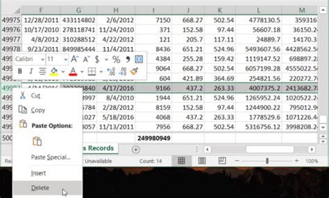 How To Fix A Row In Excel