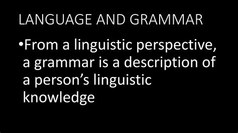 Transformational Grammar Pptx Programming Languages Computing