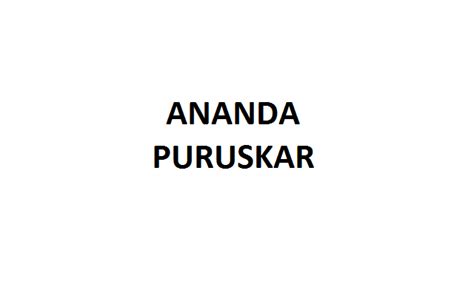 Ananda Puraskar List Of Winners 1958 2019