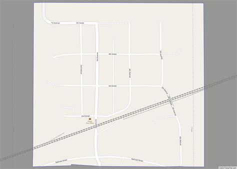 Map Of Thayer City Iowa Thong Thai Real